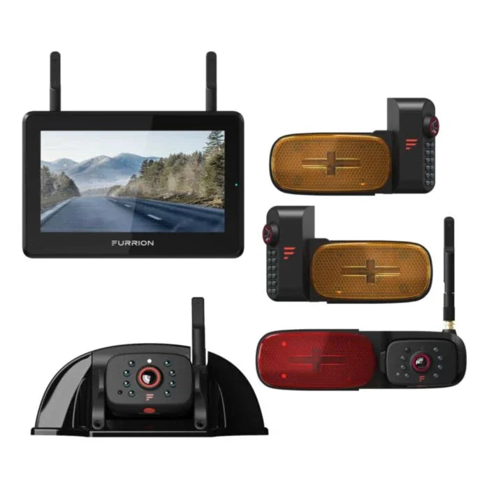 Furrion Vision S+ RV Observation System - 7" Monitor, Side Cameras wit ...