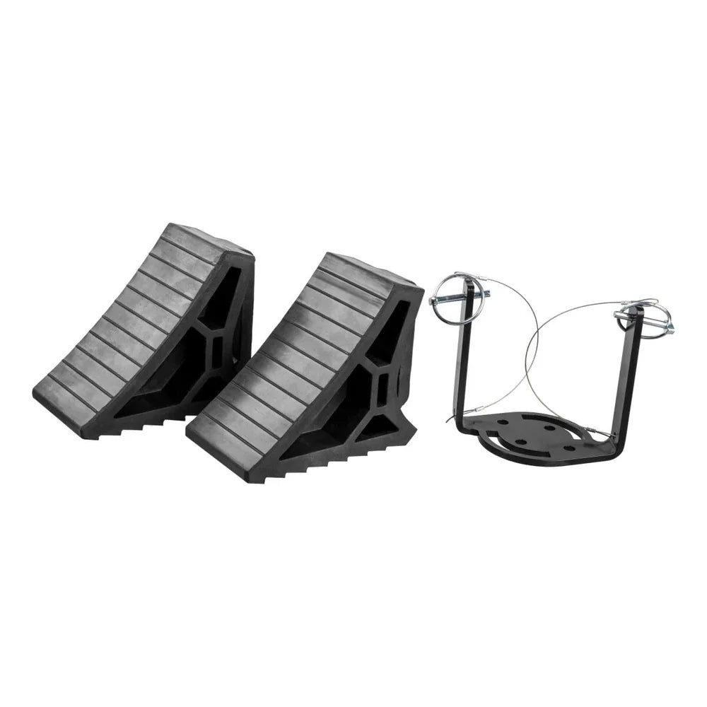 CURT HD Wheel Chocks 2-Pack with Mounting Bracket – Shop Forest River